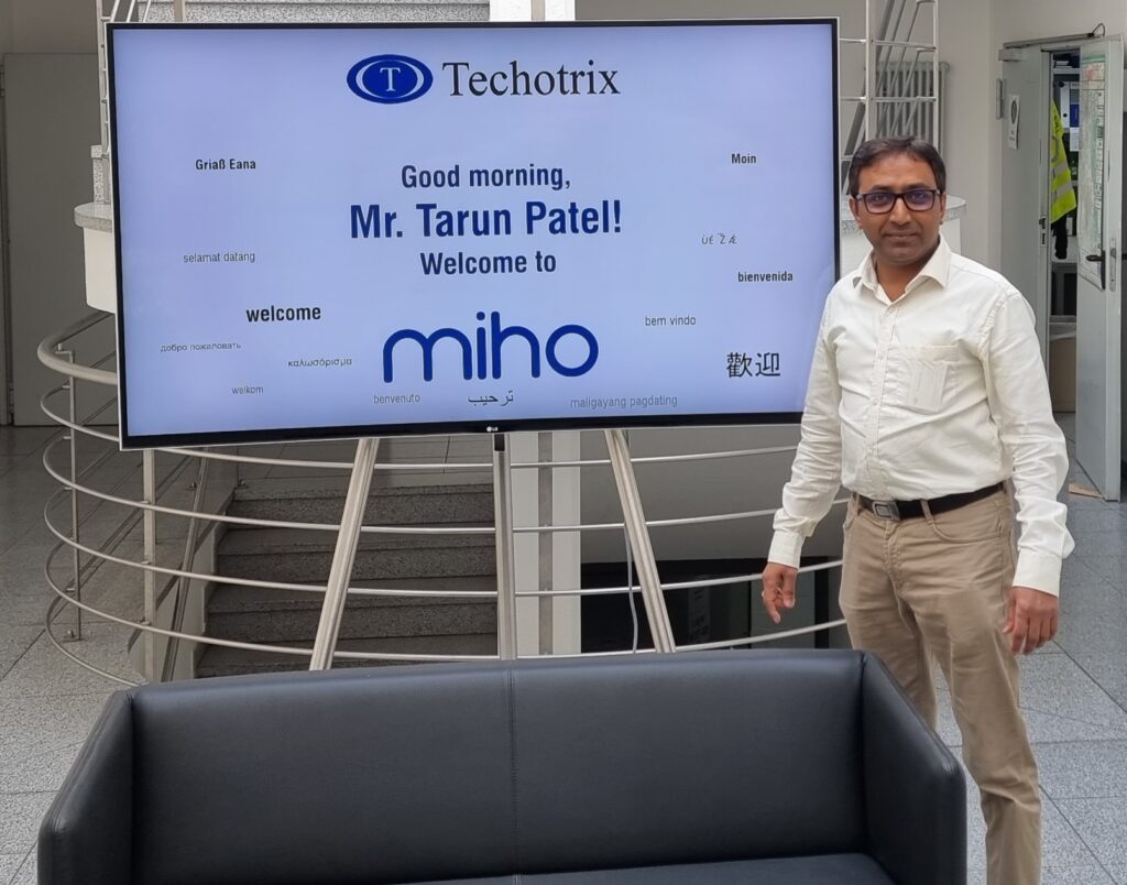 Warm Welcome at miho Inspektionssysteme - Techotrix